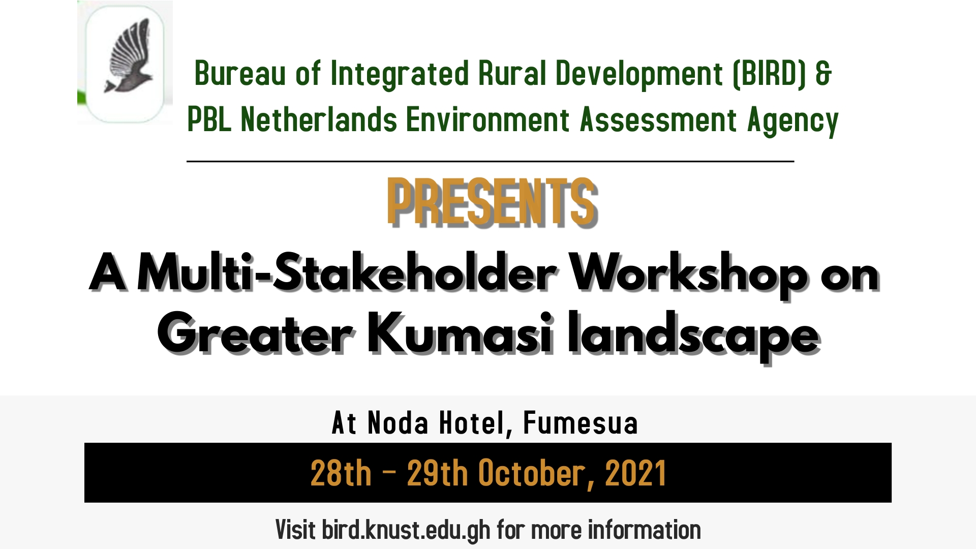 BIRD-KNUST organizes a multi-stakeholder work on Greater Kumasi ...